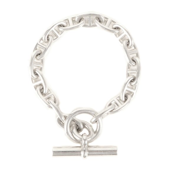 Hermes | Jewelry | Hermes Hermes Cursive Model Chaine Dancre Bracelet ...